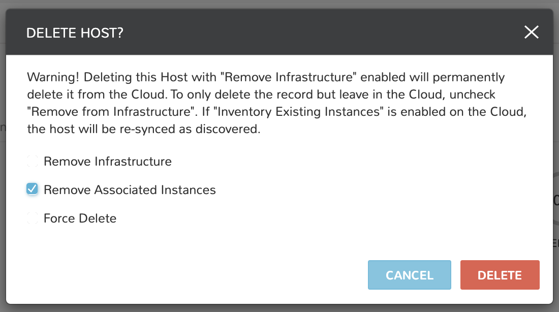 Deleted VM still shows in Morpheus UI