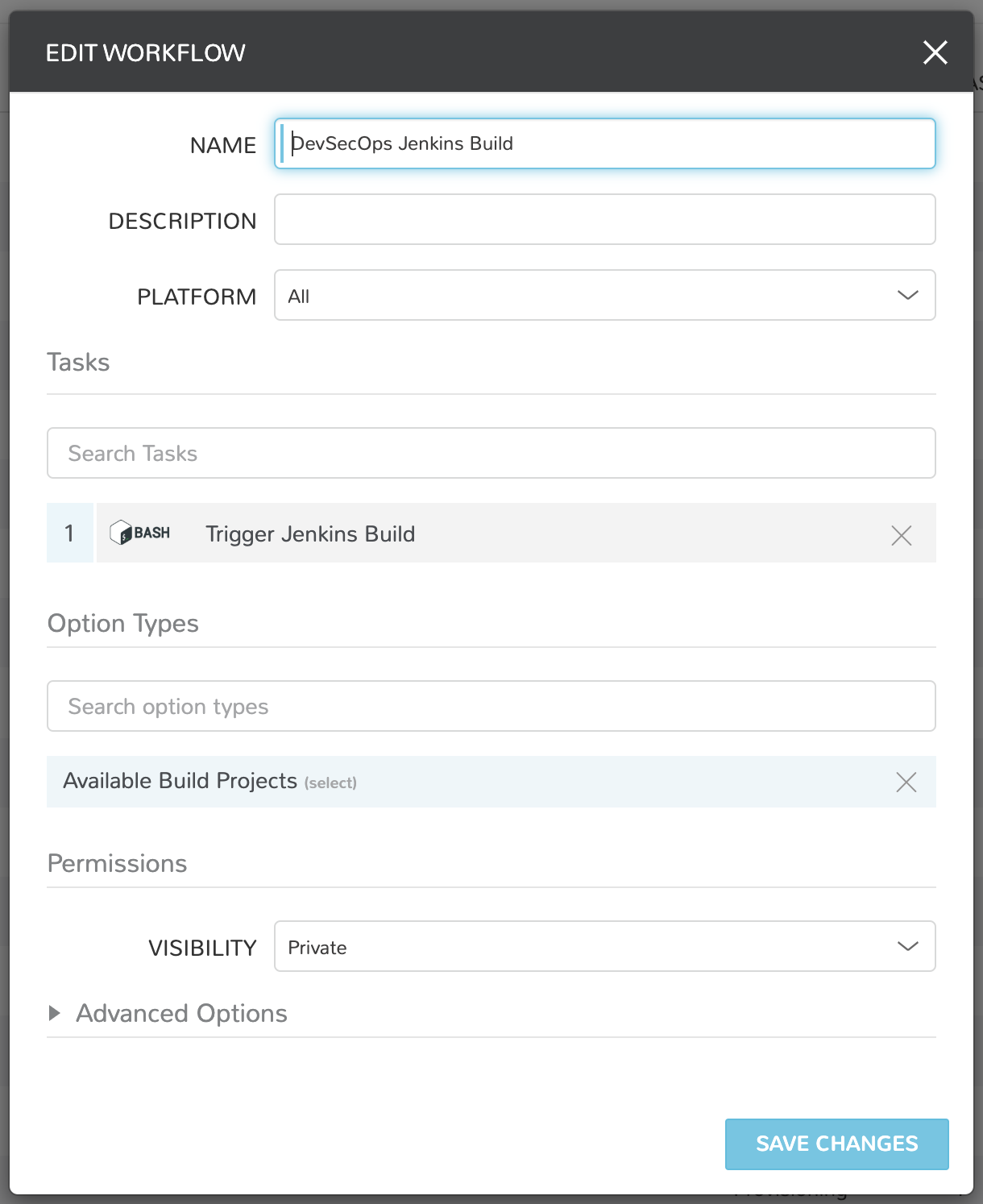 How To Create Operational Workflows Using Option Types To Pass Values Into Scripts